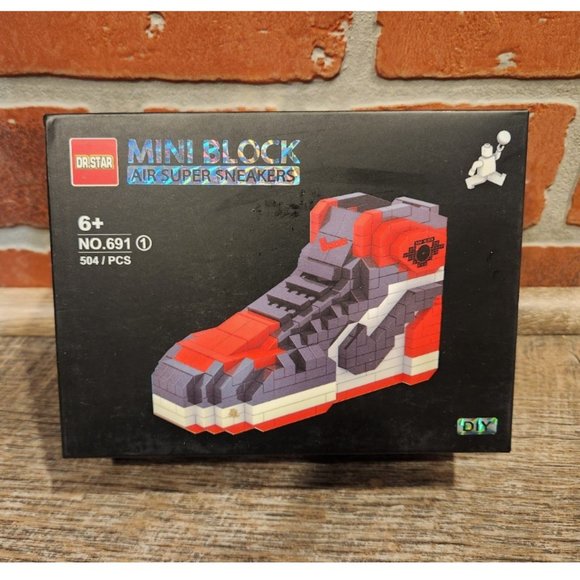 Accessories | New Nike Air Jordan 1 Shoe Chicago Bulls Building Blocks ...